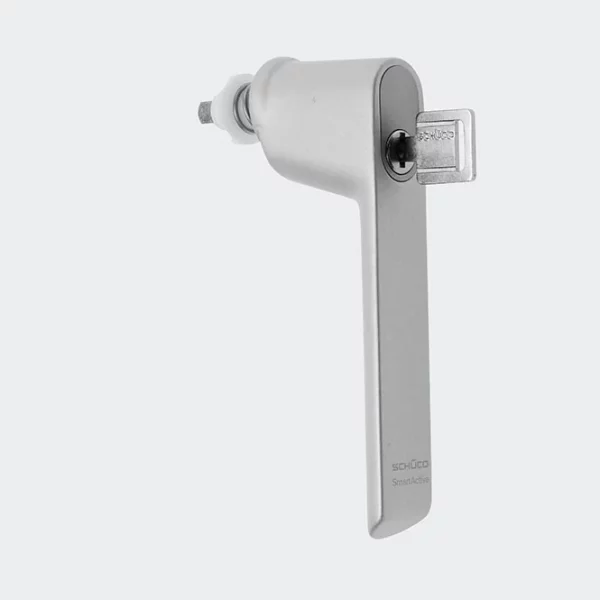 Schuco 269233 Push-Pull Handle with Key SmartActive Silver