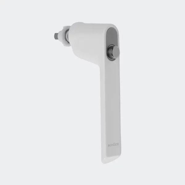 Schuco 247292 Window Handle With Locking Button White Traffic