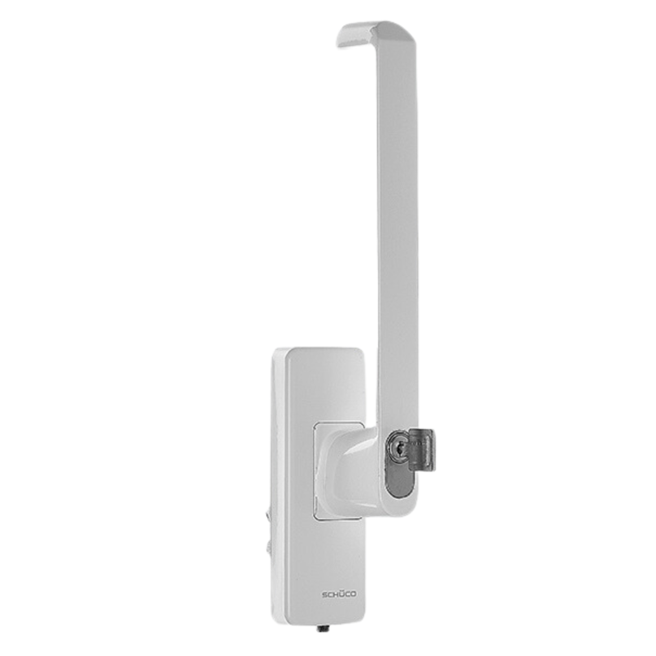 Schuco Left Handle 277801 For Pask With Lockable Lever Traffic White
