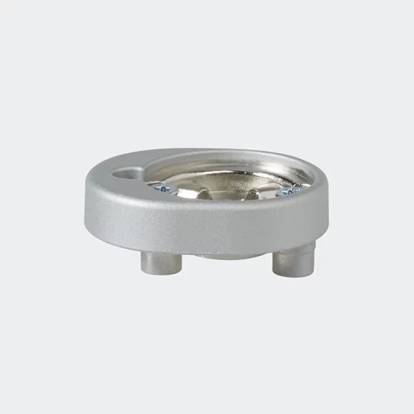 Rosette Base 247131 For Handle With Key Or Button Schuco Silver